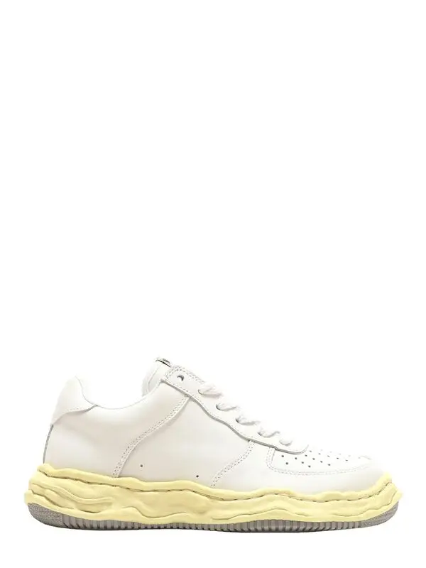 Mihara Yasuhiro Wayne Leather Low Sneakers - White/cream