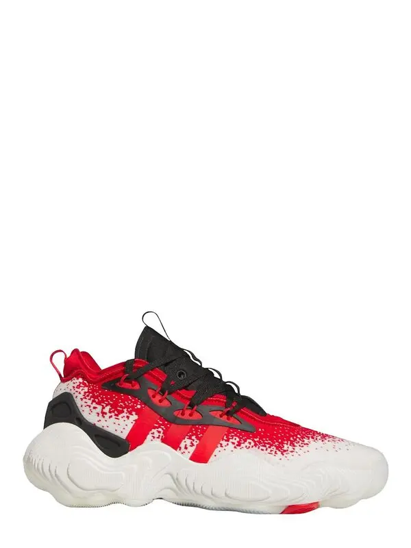 Adidas Trae Young 3 Sneakers - Off White/vivid Red/core Black