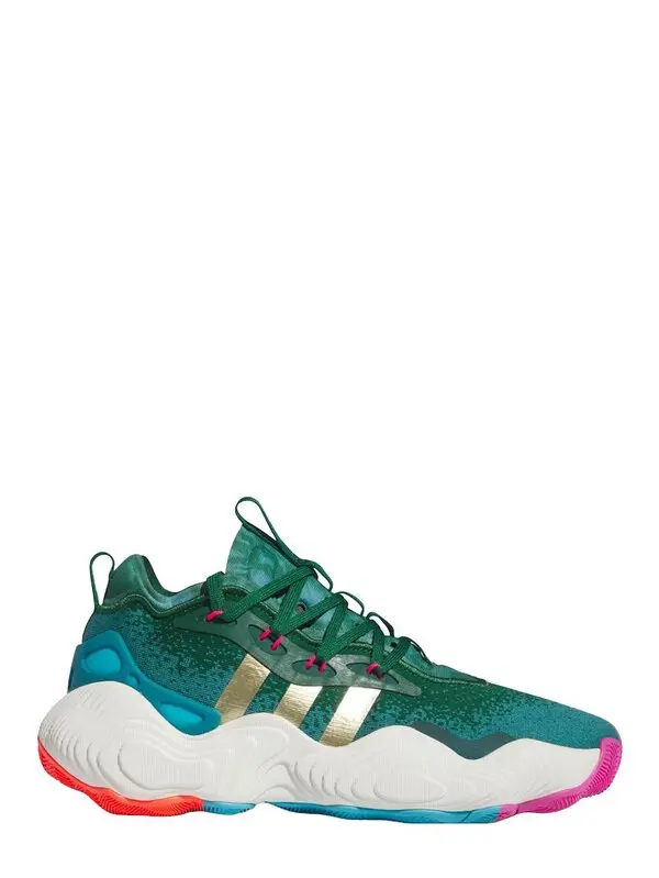 Adidas Trae Young 3 '96 Olympics' Sneakers - Team Dark Green/gold Metallic/arctic Fusion