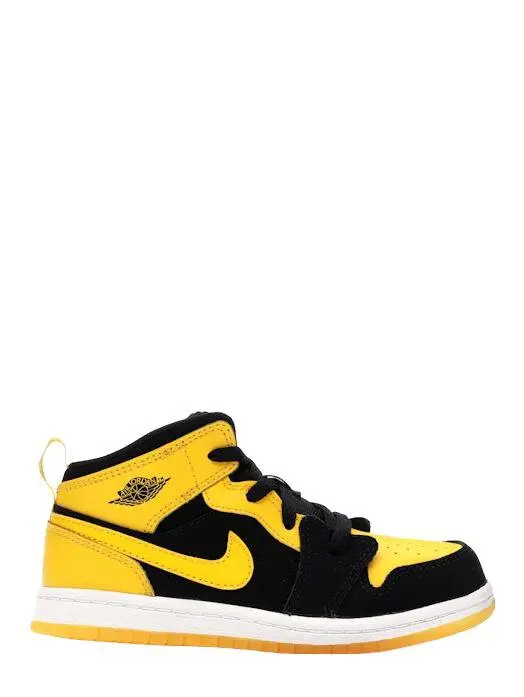 JORDAN 1 Retro Mid Sneakers - Black/varsity Maize/white