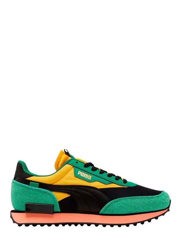 PUMA Future Rider Game On Sneakers - Puma Black/amazon Green/speed Yellow