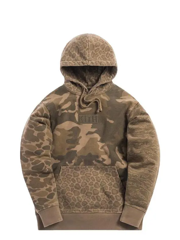 Kith Camo Williams Hoodie - Green Camo