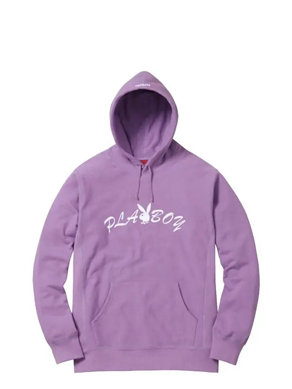 Supreme Playboy Hooded Sweatshirt - Dusty Lavender
