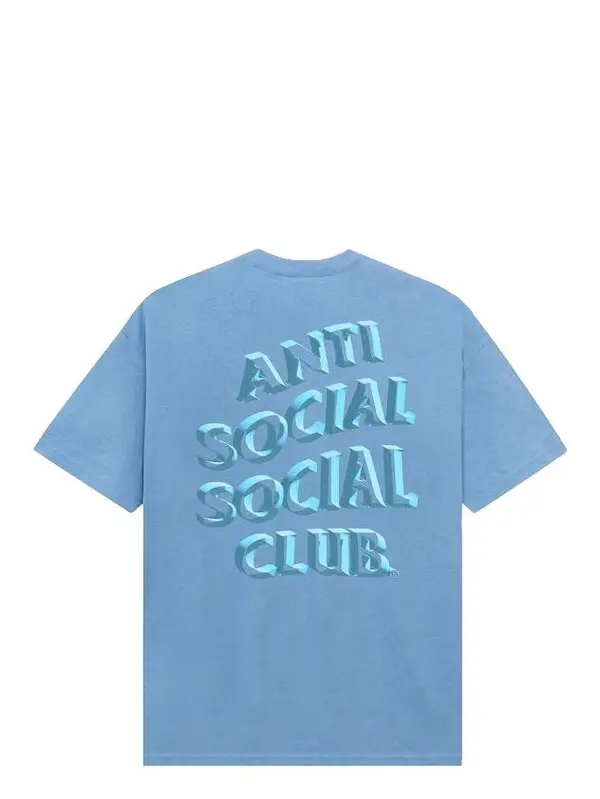 ANTI SOCIAL SOCIAL CLUB Deeper Than Usual Tee Shirt - Aquatic Blue