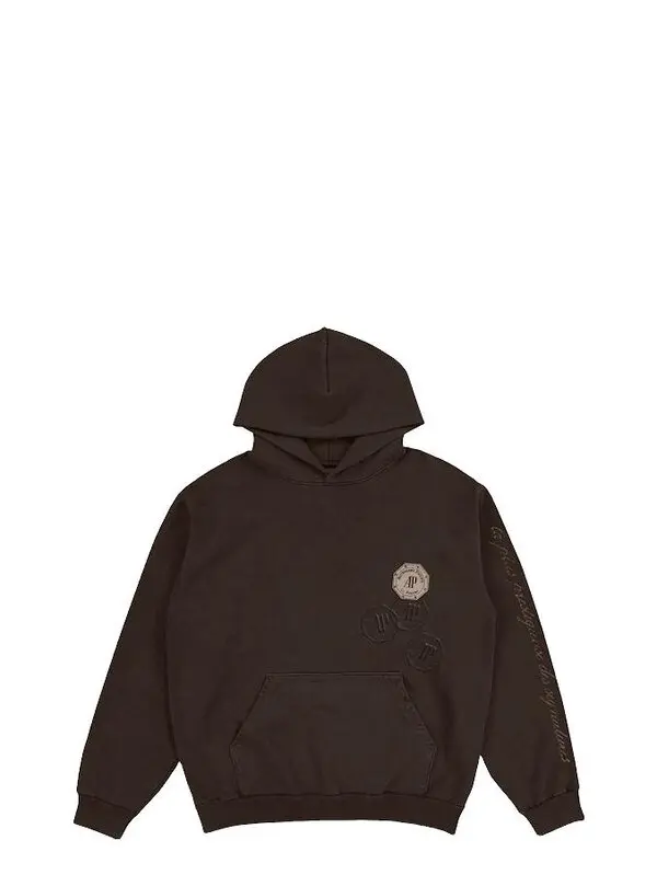 TRAVIS SCOTT Cj X Audemars Piguet Emblem Hoodie - Dark Brown