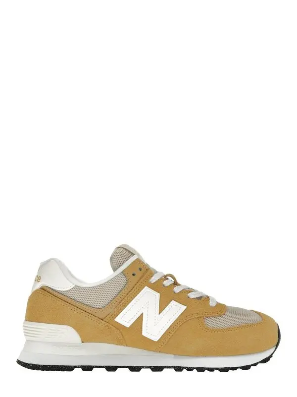 NEW BALANCE 574 Sneakers - Yellow/white