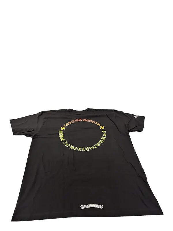 Chrome Hearts Gradient Floral T-shirt /color - Black