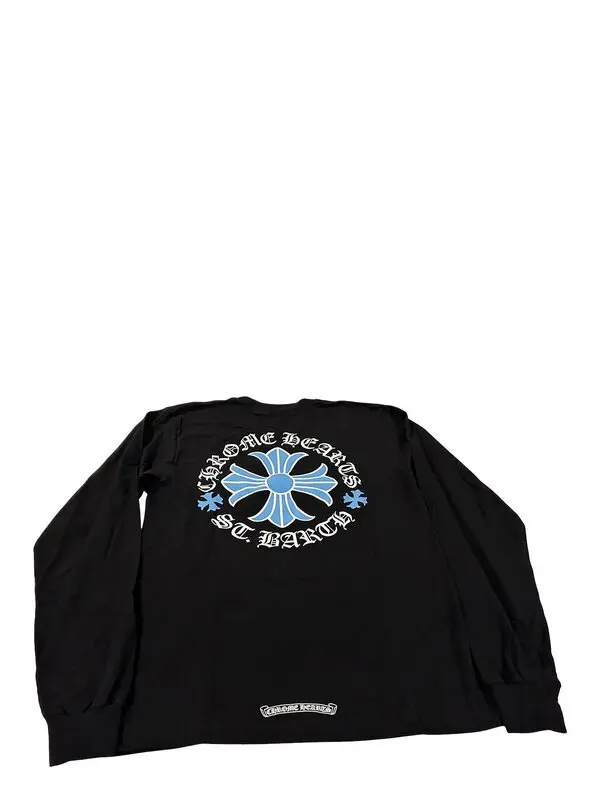 Chrome Hearts St. Barth's Exclusive Long Sleeve T-shirt - Black/blue