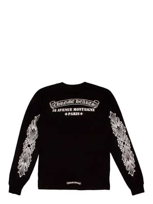 Chrome Hearts Paris Excluisve Long Sleeve T-shirt - Black