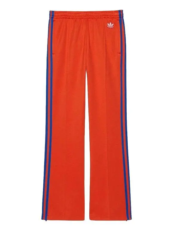 Gucci X Adidas Cotton Jersey Jogging Pant - Orange/blue