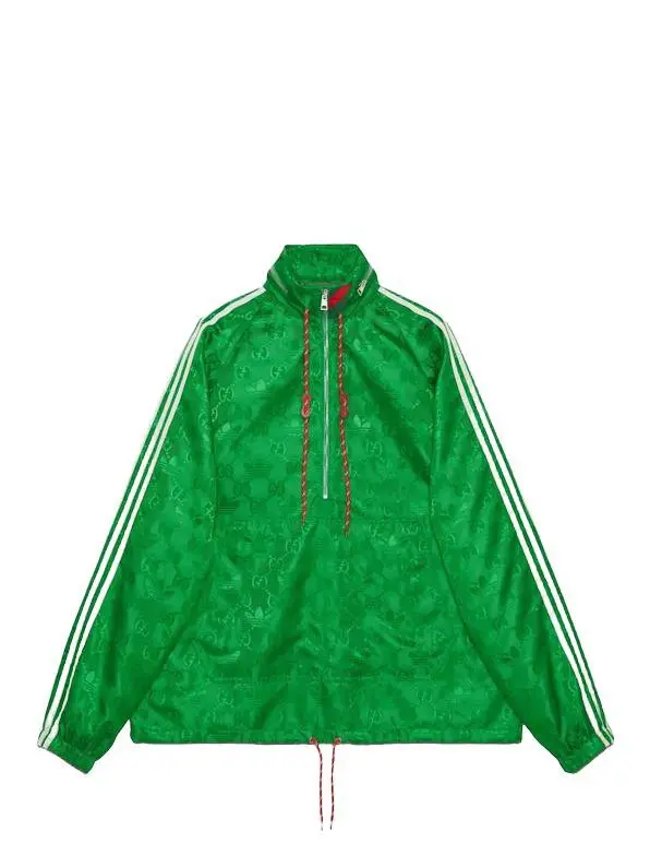 Gucci X Adidas Macro Gg Jacket - Green