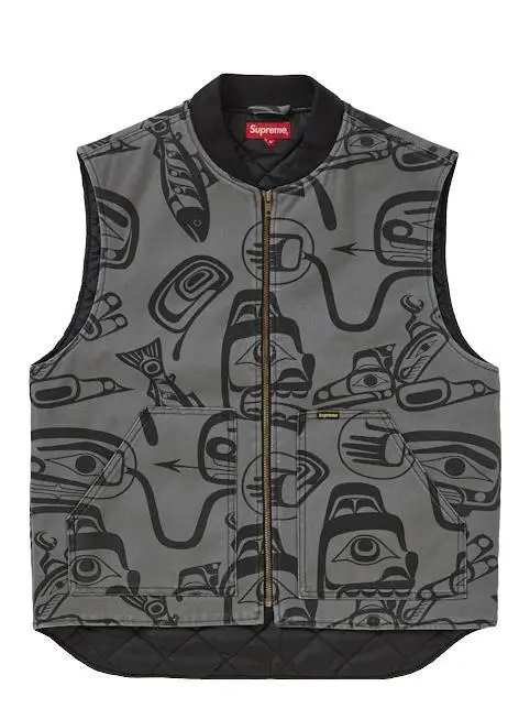 Supreme Haida Work Vest - Grey