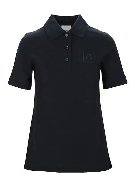 Burberry Logo Polo Shirt - Black