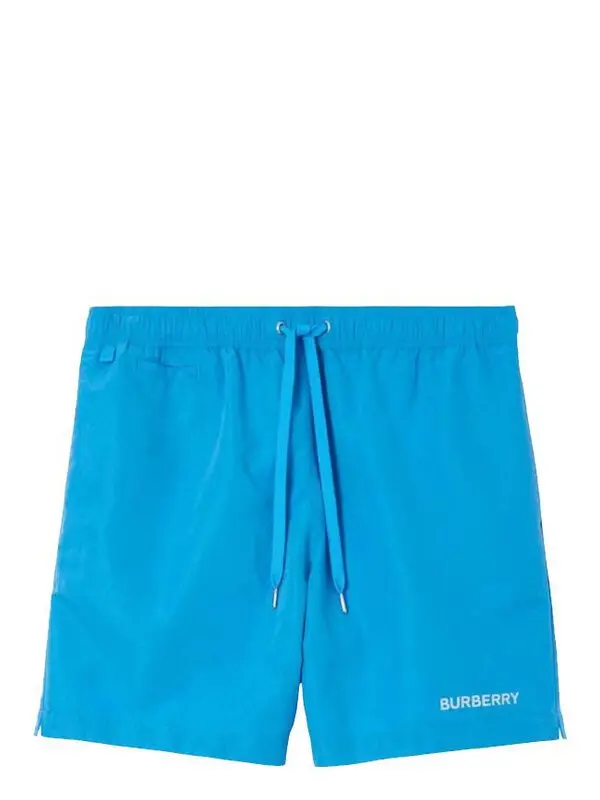 Burberry Logo-print Swim Shorts - Blue