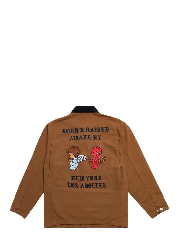 AWAKE Ny X Born X Raised Carhartt Wip Chore Coat - Brown