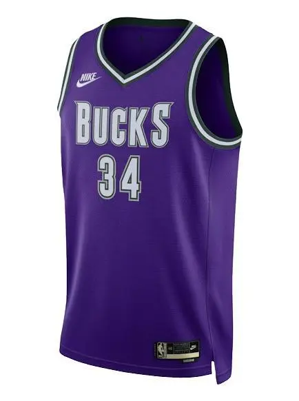 Nike Antetokounmpo Milwaukee Bucks Nba Drifit Jersey - Purple