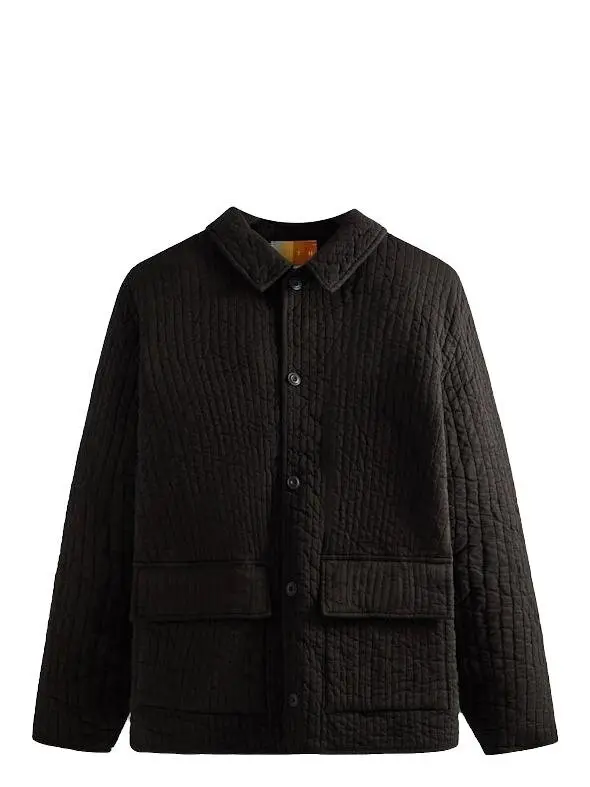 Kith Quilted Coaches Jacket - Black