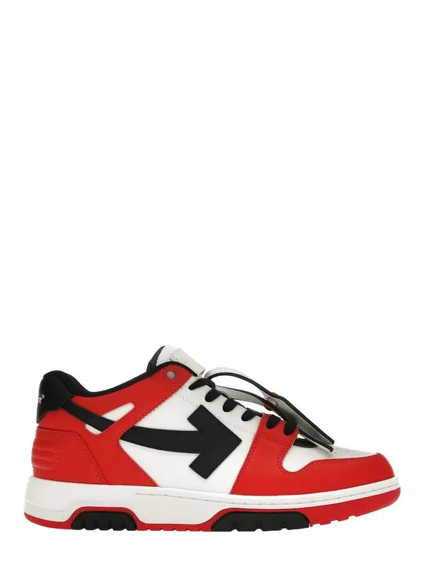 Off-White Out Of Office Ooo Low-top Sneakers - Red/black