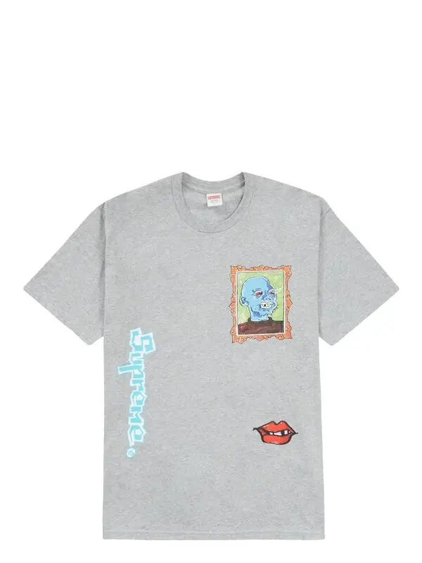 Supreme Gonz Portrait Tee Shirt - Heather Grey