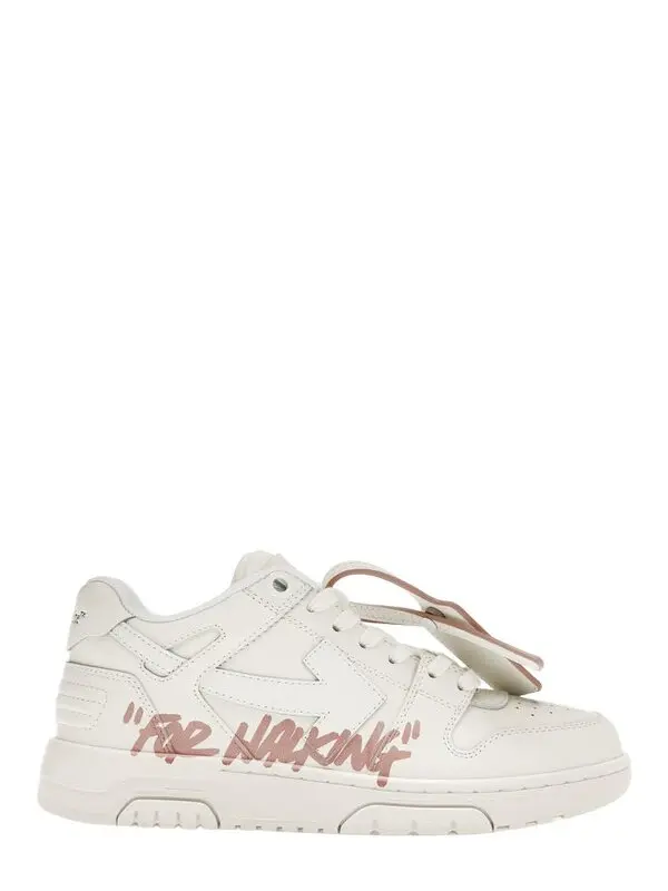 Off-White Out Of Office Low Top Sneakers - White/pink