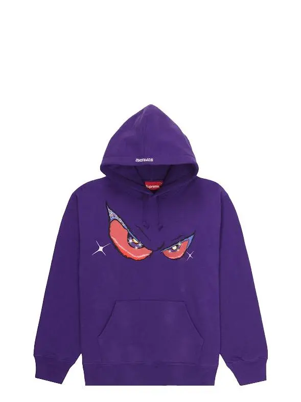 Supreme Eyes Hooded Sweatshirt - Purple