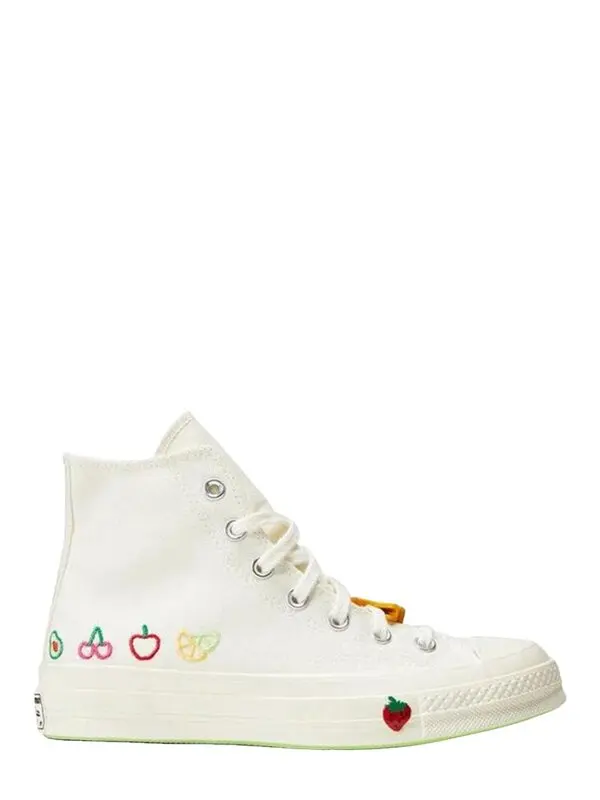 CONVERSE Chuck Taylor All Star '70 Hi Festival Smoothie Sneakers - Egret/lime