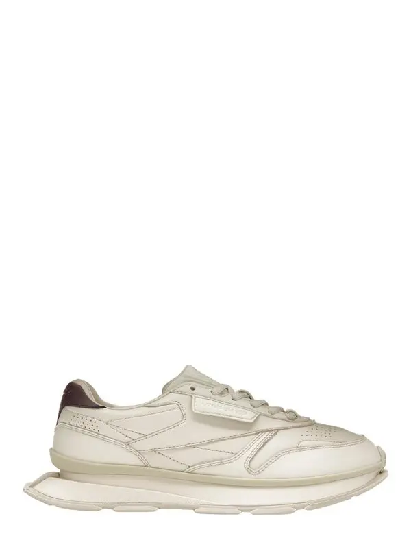 REEBOK Classic Leather Ltd Sneakers - Garment Off White/cream White/dark Purple