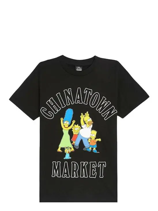 MARKET X The Simpsons Family Og T-shirt - Black
