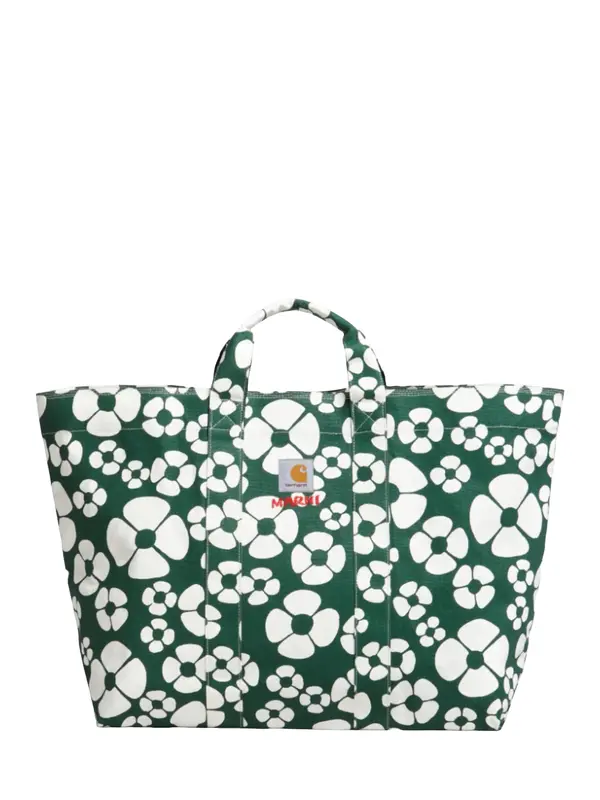 Marni X Carhartt Wip Tote Bag - Green/white