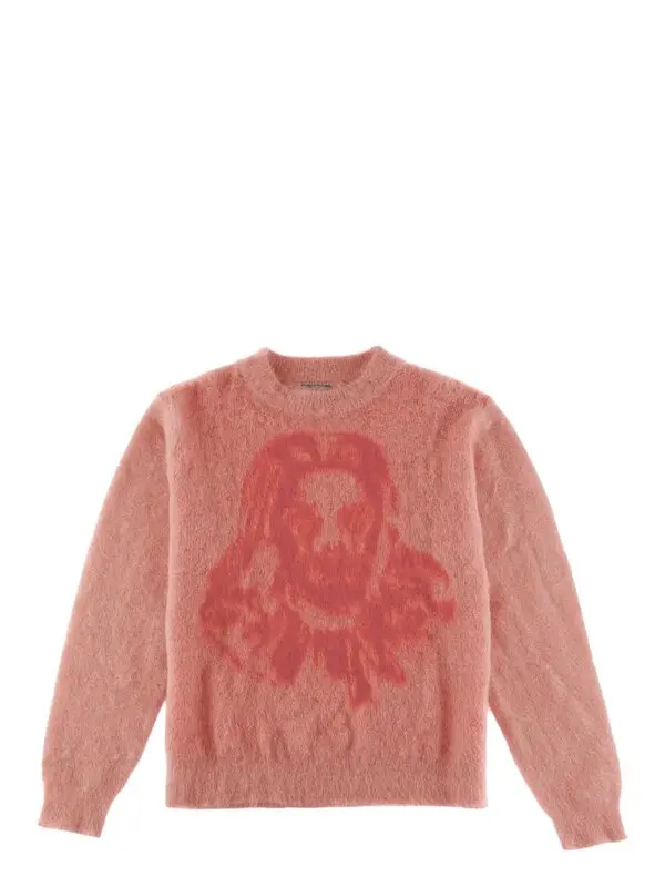 SAINT MXXXXXX X Born X Raised Clown Sweater - Pink