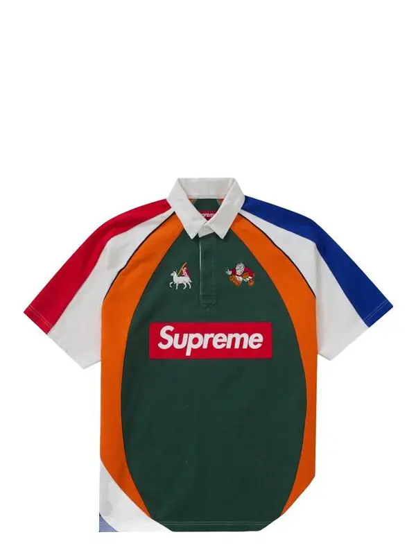 Supreme Short Sleeve Rugby Shirt - Multicolor