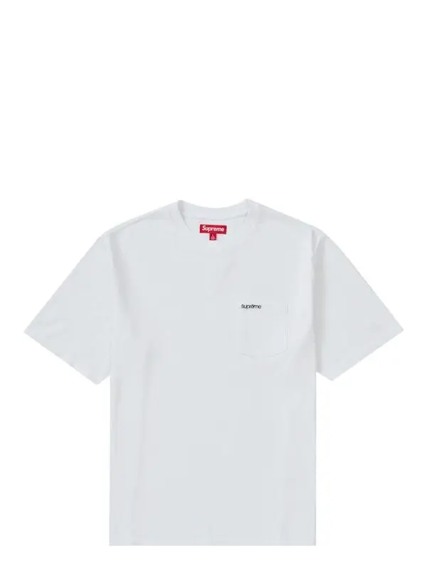 Supreme Short Sleeve Pocket Tee Shirt - White