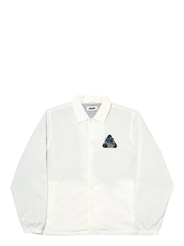 PALACE Ripped Coach Jacket - White