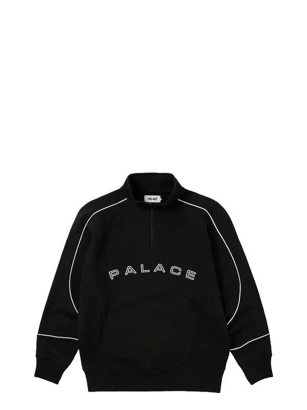 PALACE Sport Piped Quarter Zip - Black