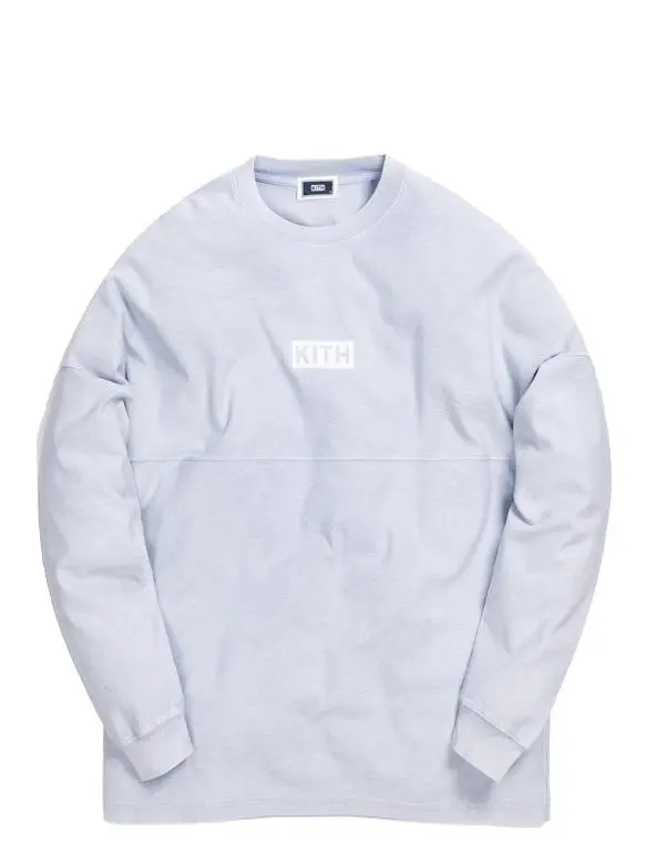 Kith Paneled Long Sleeve Tee Shirt - Light Indigo