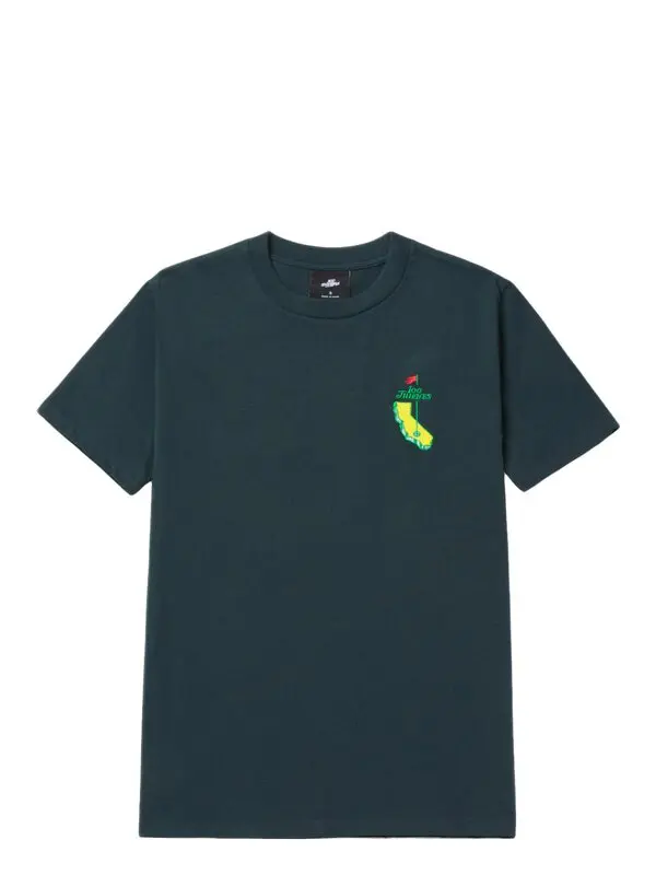100 THIEVES Country Club Worldwide T-shirt - Forest