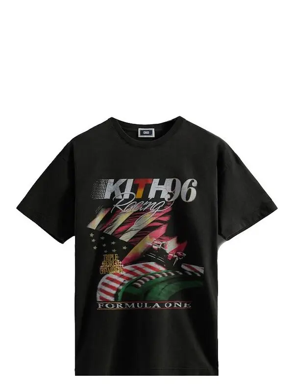 Kith Racing Vintage Tee Shirt - Black