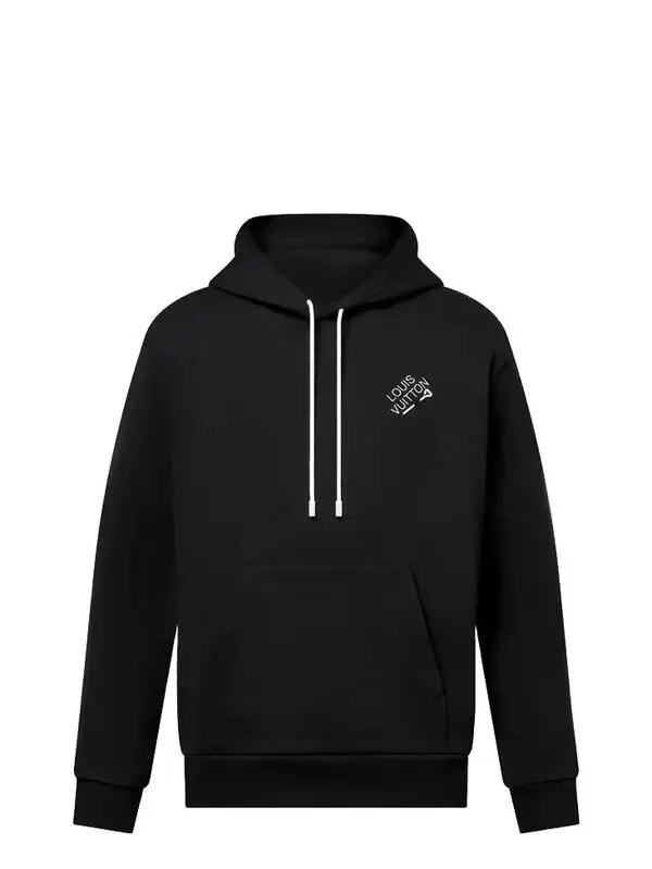 LOUIS VUITTON X Something In The Water Va Is For Lovers Printed Hoodie - Black