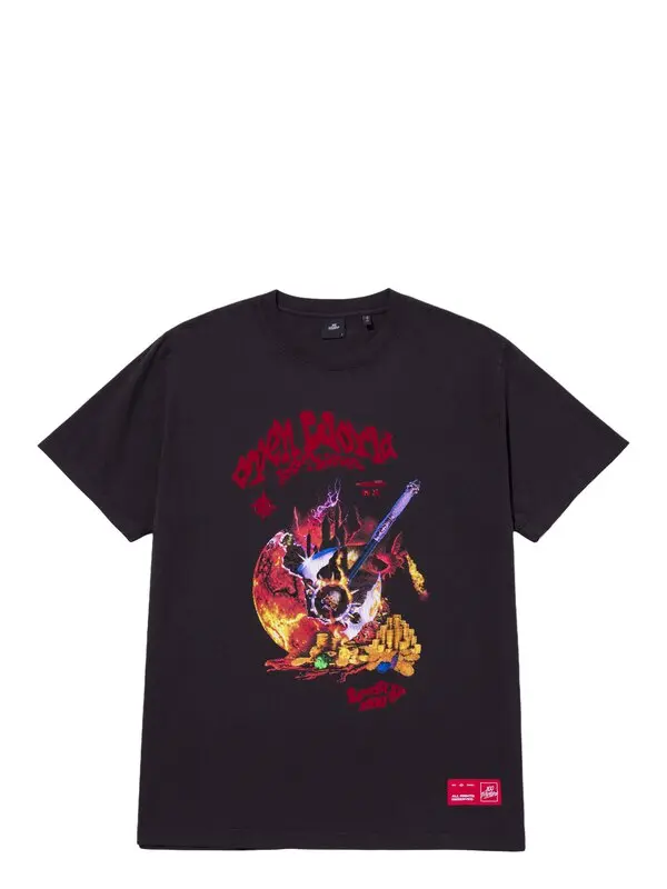 100 THIEVES Underworld Tee Shirt - Vintage Black