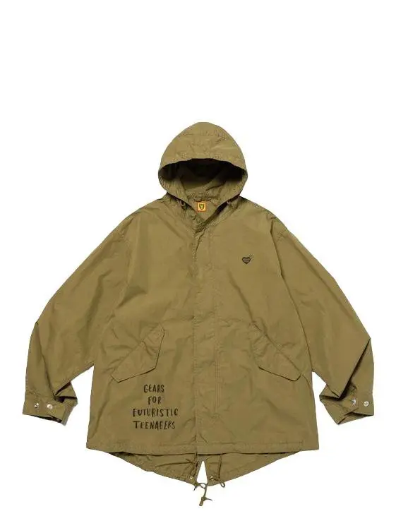 HUMAN MADE Hooded Coat - Olivedrab Green