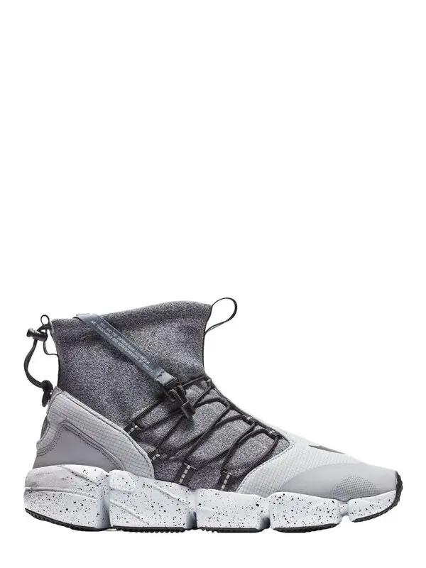 Nike Air Footscape Mid Utility Dm Sneakers - Wolf Grey/cool Grey/pure Platinum