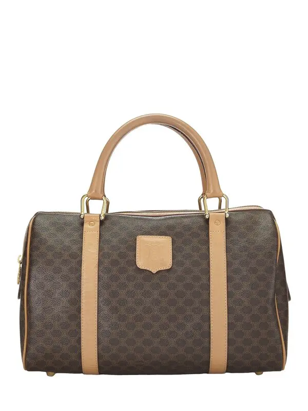 Celine Macadam Handbag - Brown