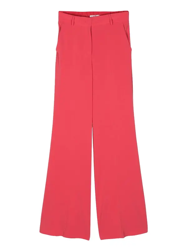 Alberto Biani Flared Tailored Trousers - Pink
