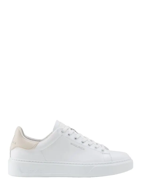 Woolrich Classic Court Leather Sneakers - White