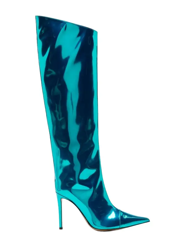 Alexandre Vauthier Alex 105mm Knee-high Boots - Blue