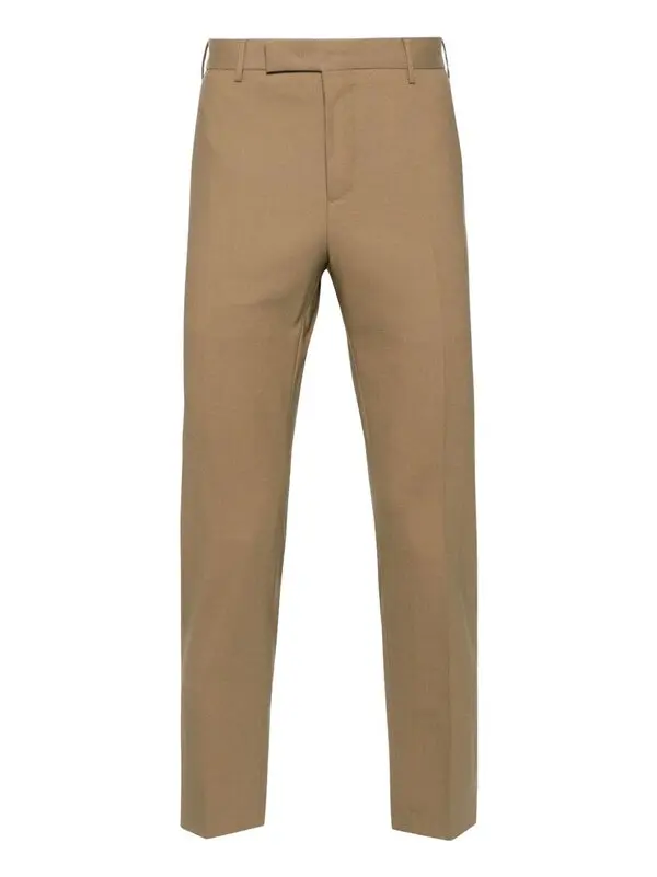 PT TORINO Dieci Slim-fit Trousers - Neutrals