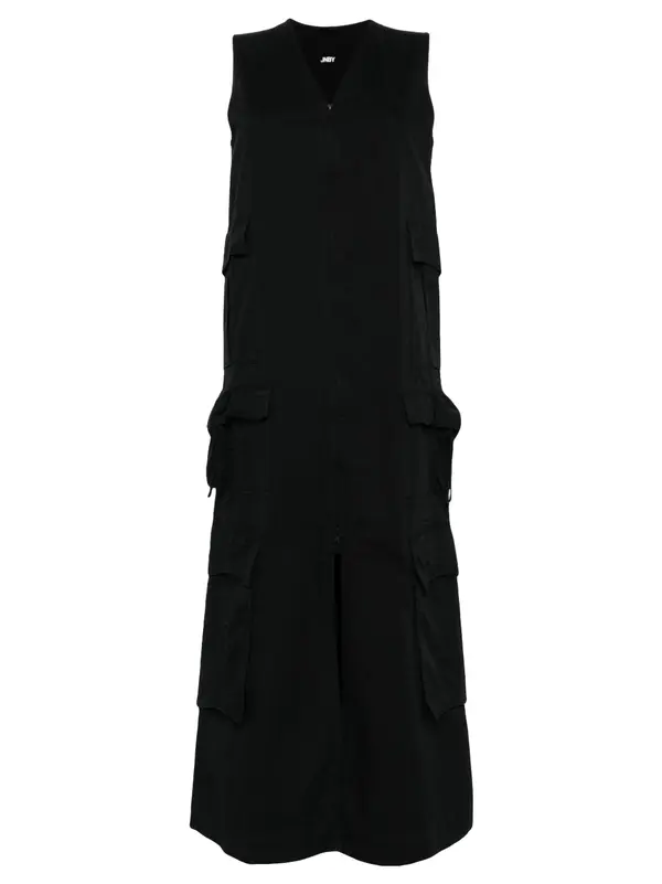 JNBY Cargo-pocket Midi Dress - Black