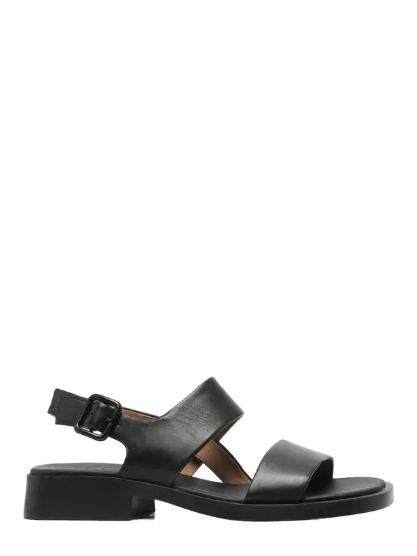 Camper Edy Flat Sandals - Black