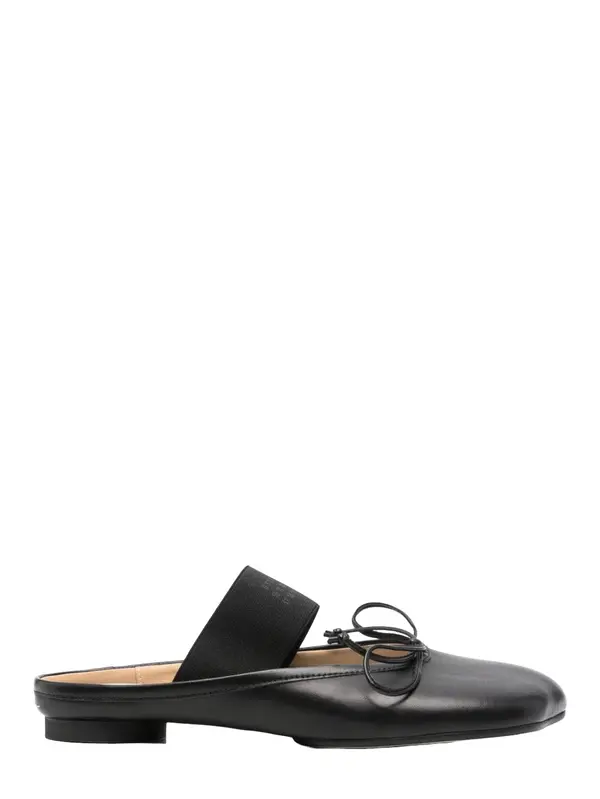 MAISON MARGIELA Anatomic Numbers-strap Ballet Flats - Black