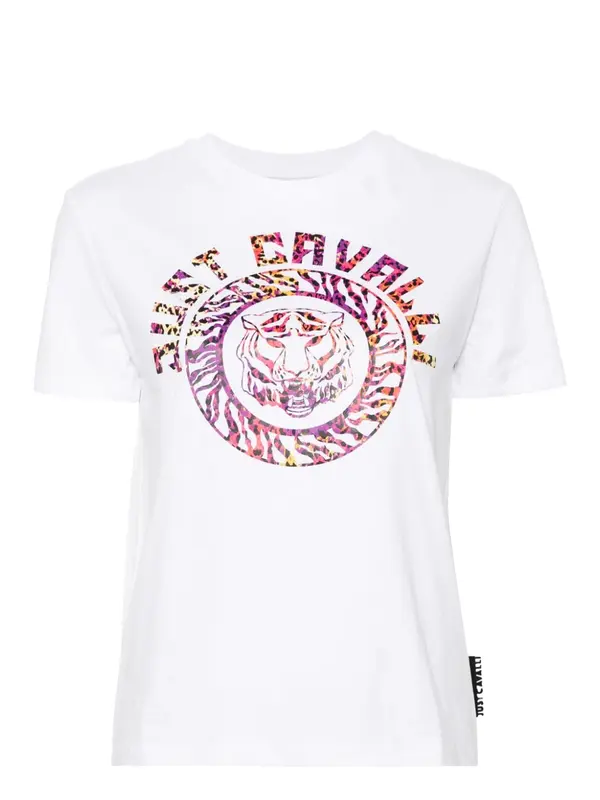 Just Cavalli Logo-print T-shirt - White